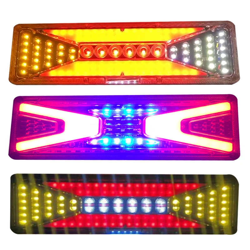 2xTruck-LED-Tail-Light-24V-Warning-Rear-Lamp-Boat-Trailer-Stop-Reverse ...