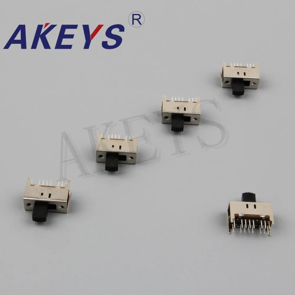 SS-43D01 4P3T-G5/G7/G9/G14, 4-полюсный 3-позиционный выключатель, 16-контактный DIP-тип с 4 ...