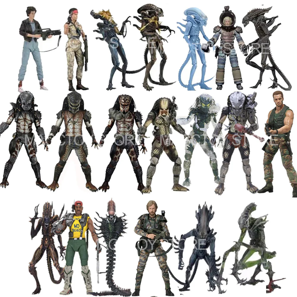 Grid Warrior Alien Figure Predator Snake Xenomorph Warrior Jungle ...