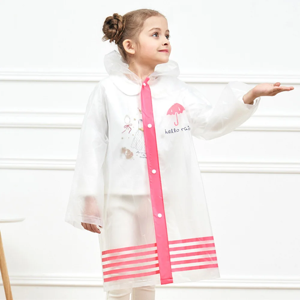 Thickened fashionable children's raincoat hiking raincoat boys and ...