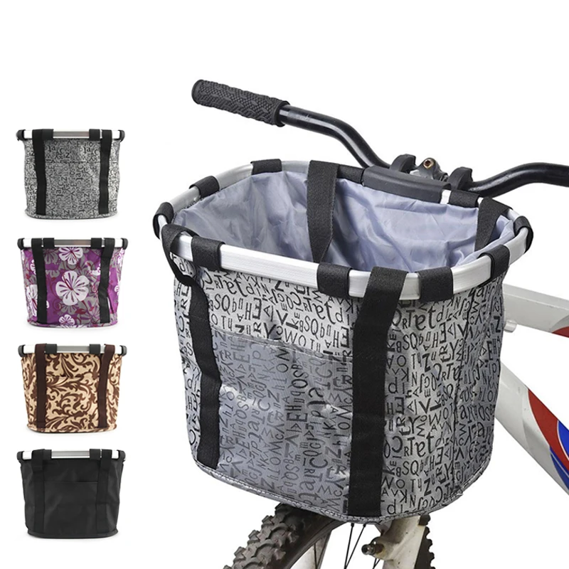 Bicycle-Basket-Handlebar-Pannier-Cycling-Carrying-Holder-Mountain-Cycle ...