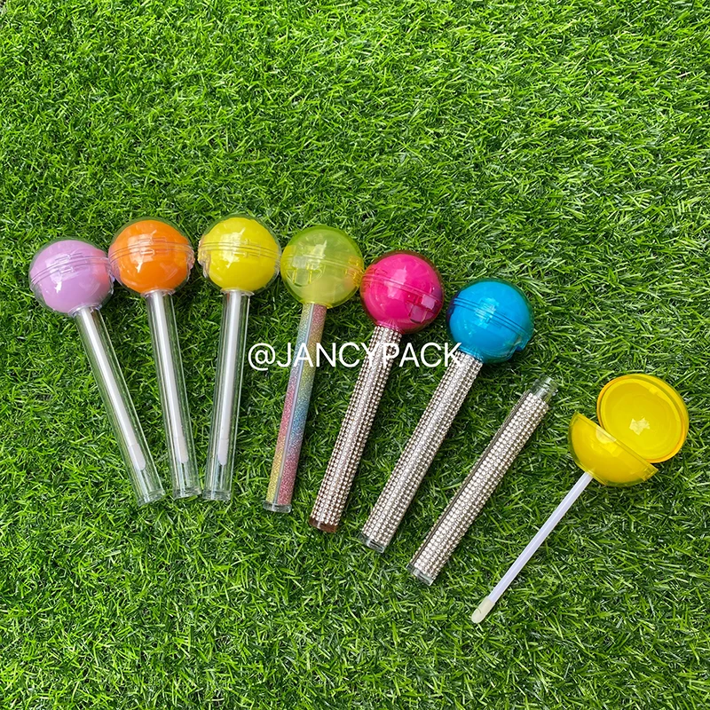 Creative-Lollipop-Shape-Lip-Gloss-Tube-Empty-Lip-Palm-Container-DIY ...