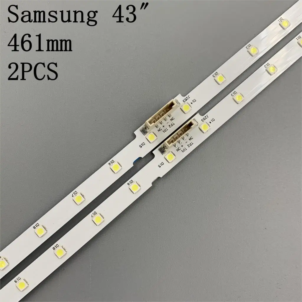 Novo 2 pcs 28 faixa de luz led para samsung 43 "tv embutida|Contas ...