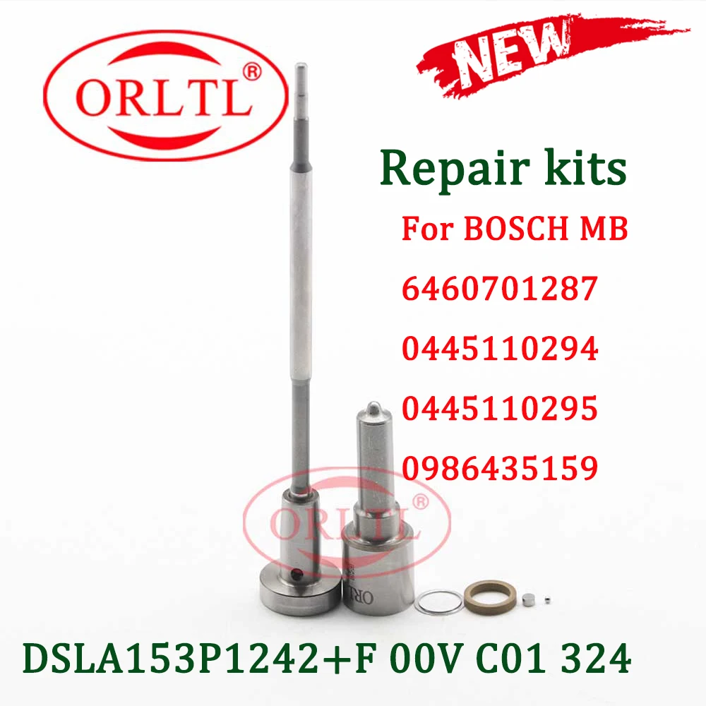 Boquilla de inyector Common rail 0445110294 0445110295 DSLA153P1242 0 ...