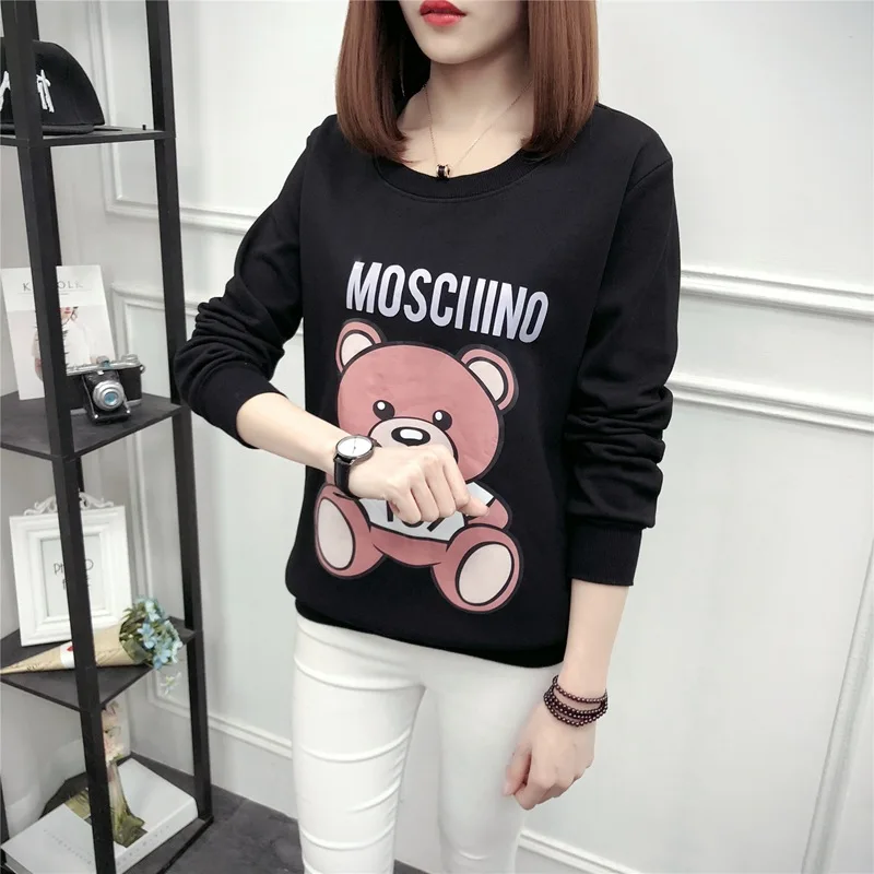 DONAMOL плюс размеры женская одежда свободные черные теплые плотные ...