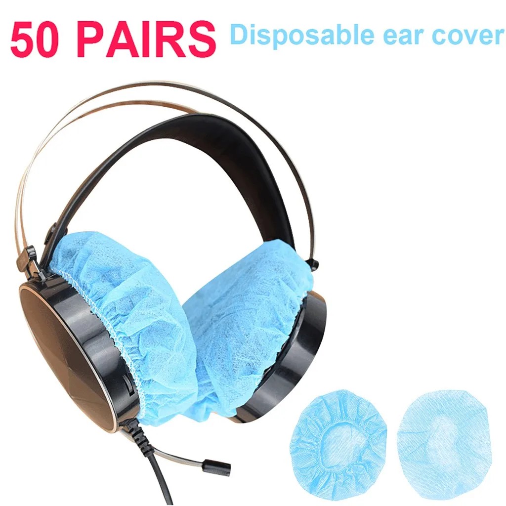 100 pcs Disposable Hygienic Sanitary Earpads Ear pads Dust Covers ...
