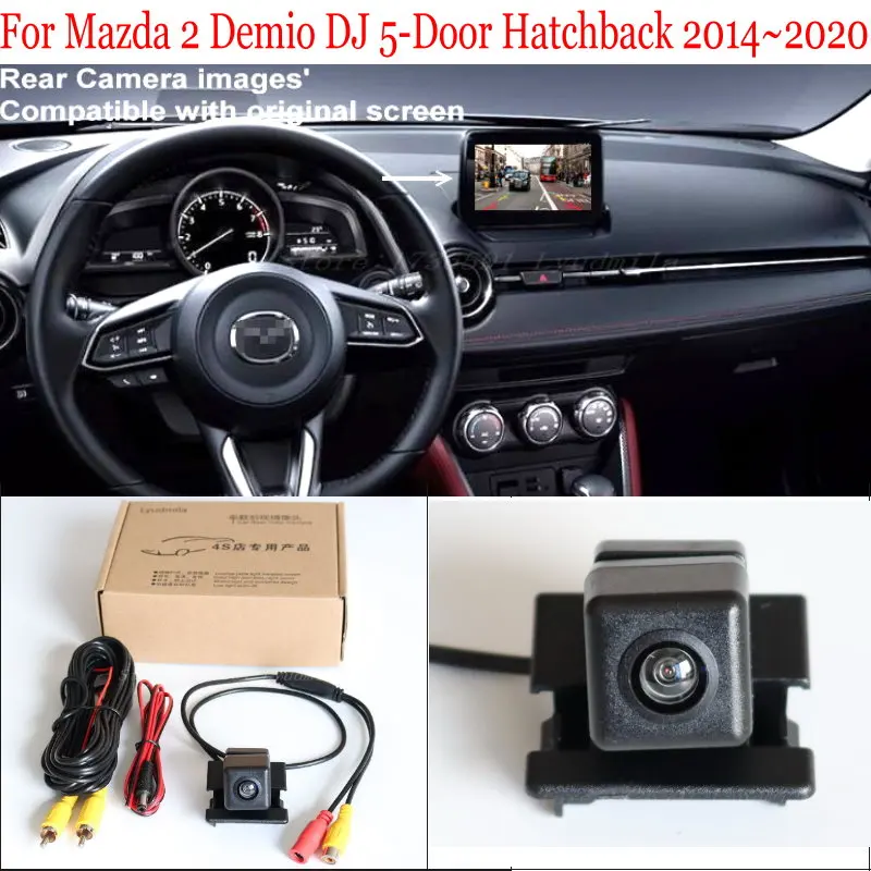 FOR-Mazda-2-Hatchback-5-Doors-Mazda2-DEMIO-DJ-2014-Present-HD-Car-Rear ...