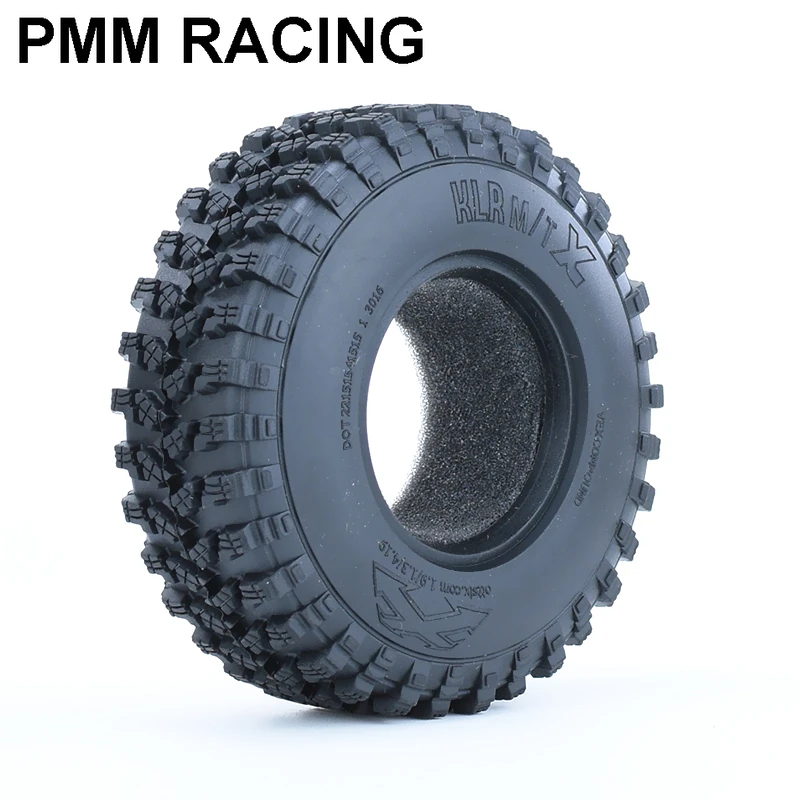 4PCS 1.9 inch 106mm Rubber Tires for Traxxas 1/10 SCX10 II Axial 90046 90047 Trx 4 TRX4 Trx6 ...