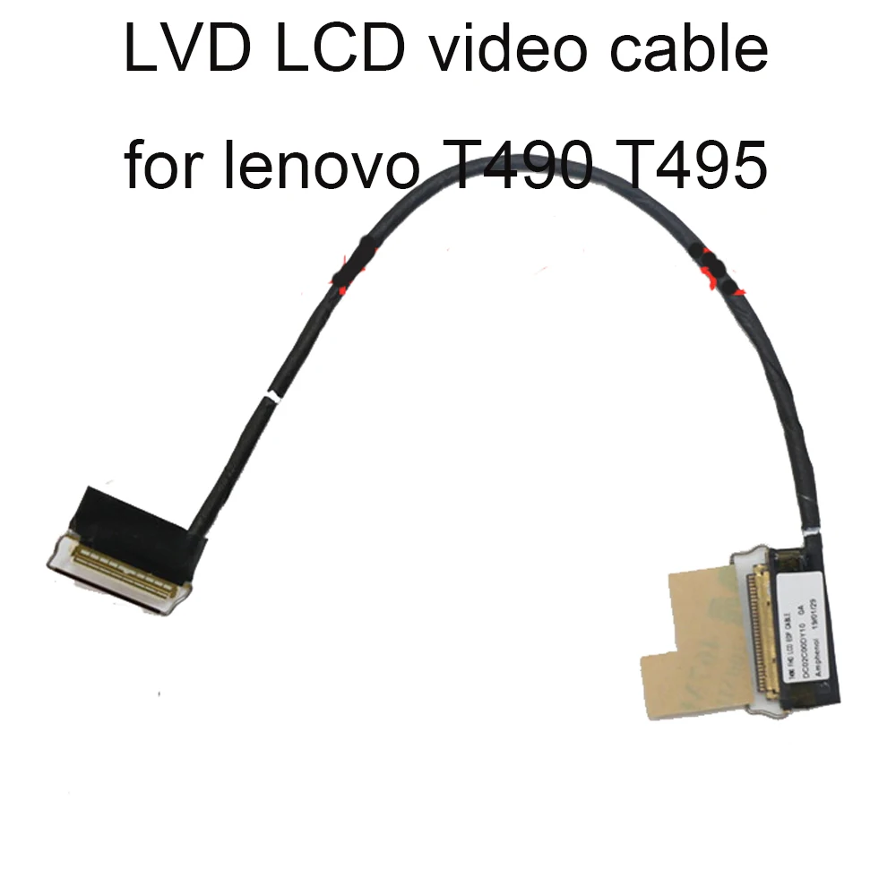 Connectors T490 Lcd Lvds Video Cable For Lenovo Thinkpad T495 2k 3k Fhd ...