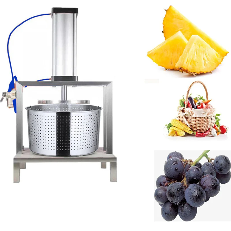 Large-Capacity-Commercial-Juice-Press-Stainless-Steel-Pneumatic-Grape ...