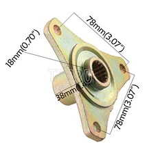 Complete Rear Back Axle Assembly With Carrier Hub 49 110cc ATV Quad ...