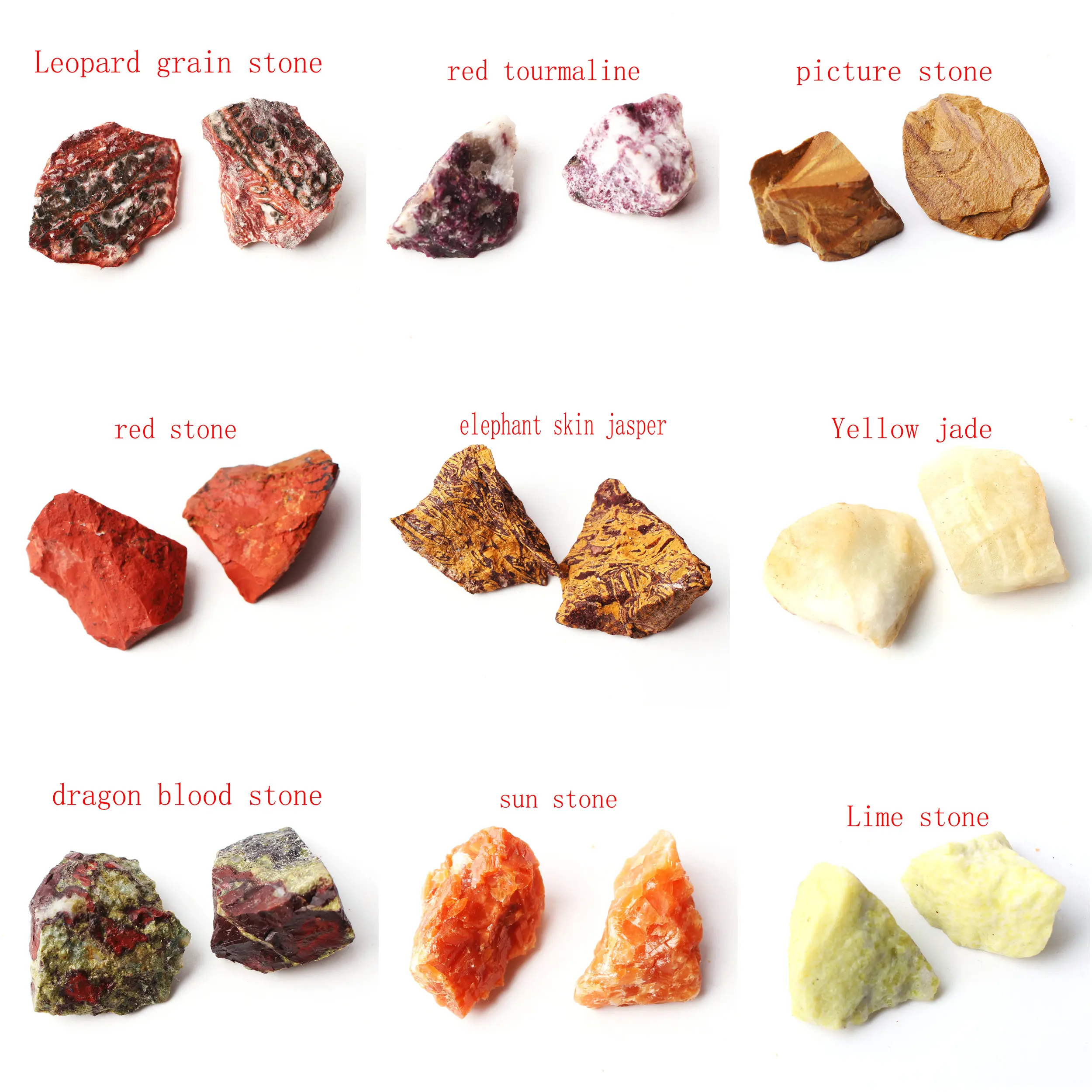 Pierres précieuses,Roche brute en cristal naturel, 2 pièces, minéraux ...