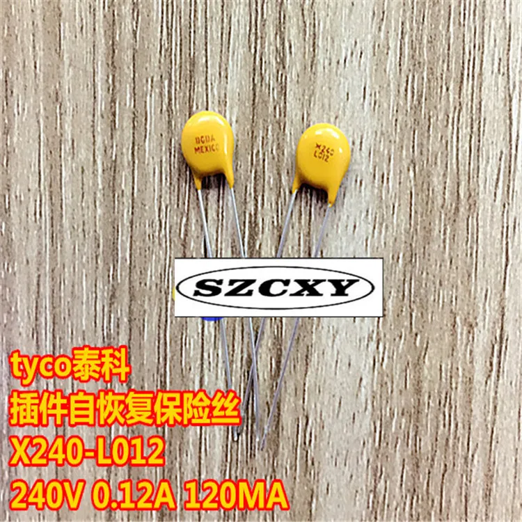New 100pcs Lvr012 X240-l012 240v 0.12a 120ma Self-restoring Fuse ...