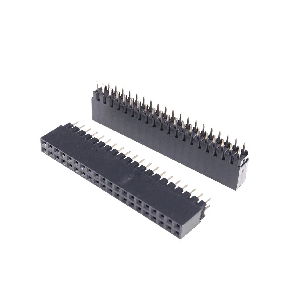 Header Pcb Connector Strip | 2x20 Female Headers | Dual Row Pcb Header ...