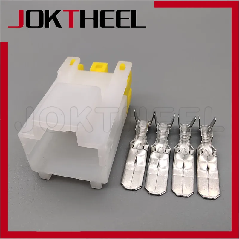 1-5-10-20-set-kit-6-3mm-4-pin-male-white-auto-electrical-connector ...