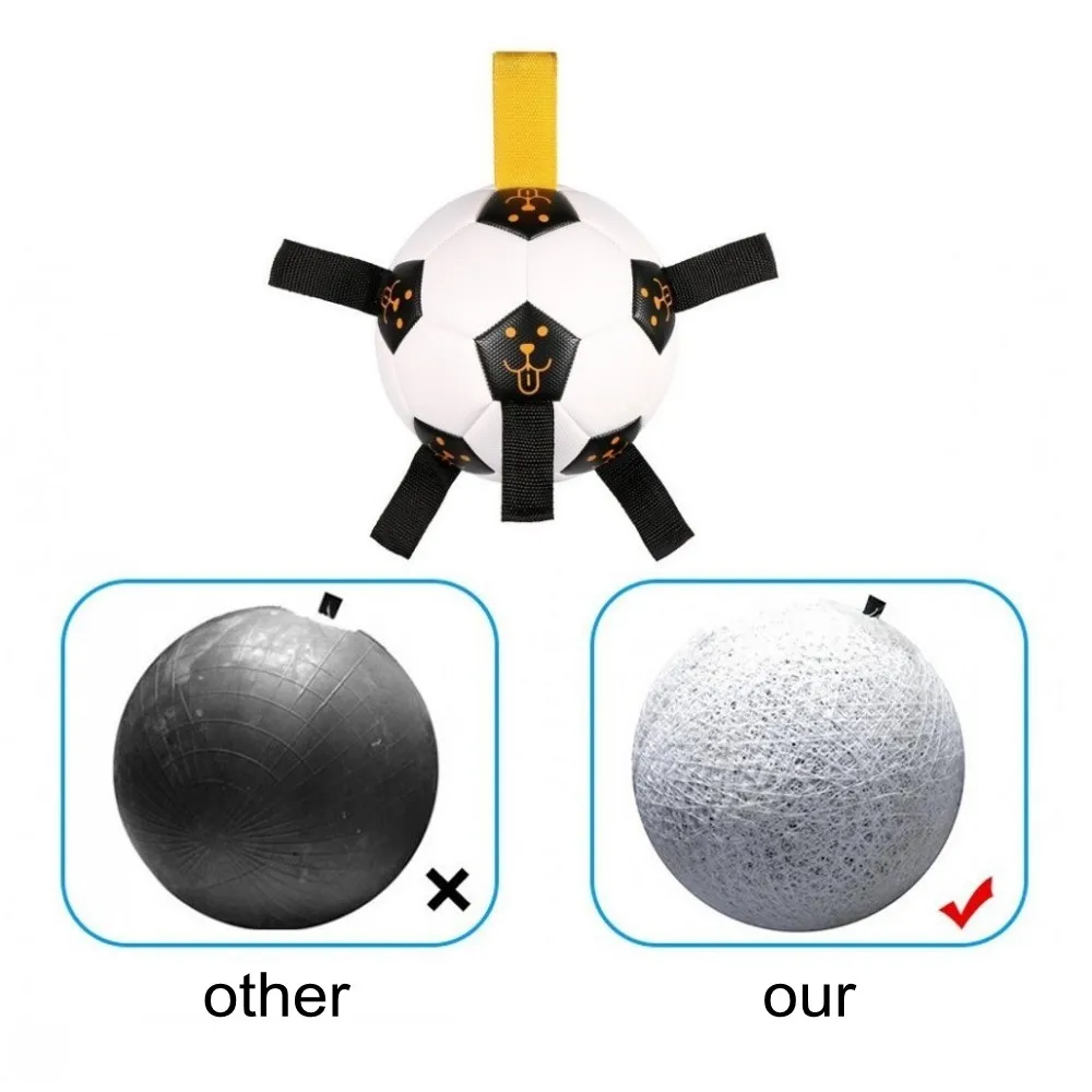 DogMEGA™ Outdoor Training Interactive Rope Football – DogMega.Com