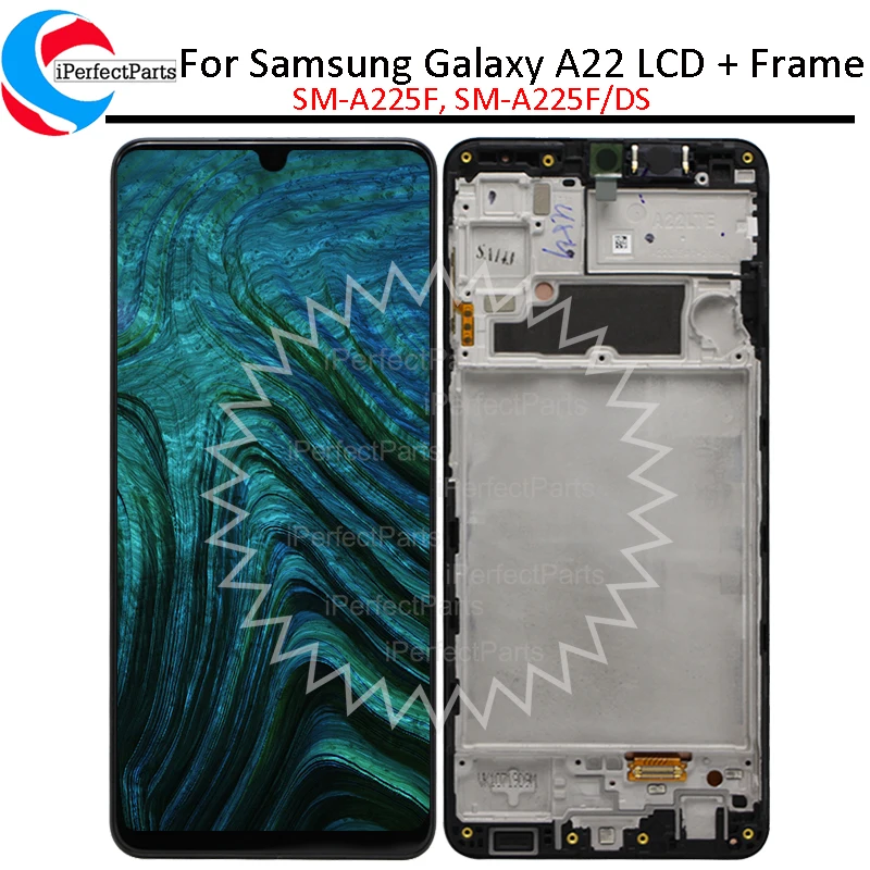 Super AMOLED For Samsung Galaxy A22 4G LCD A225F SM-A225F SM-A225F/DS ...