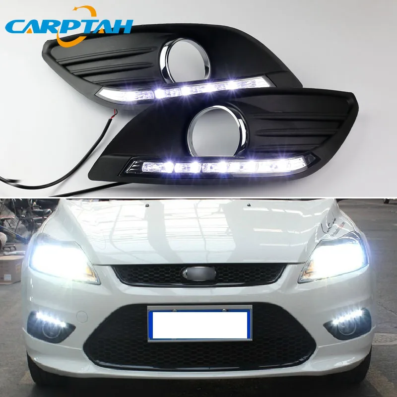 LED-Daytime-Driving-Lights-For-Ford-Focus-2-MK2-2009-2010-2011-2012 ...
