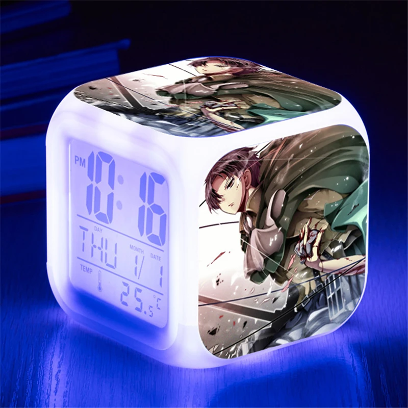 Anime Attack on Titan Alarm Clocks Shingeki no Kyojin Levi Rivaille ...