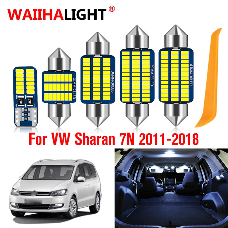 17pcs-White-Canbus-LED-Car-Bulbs-Interior-Map-Dome-Light-Kit-For ...