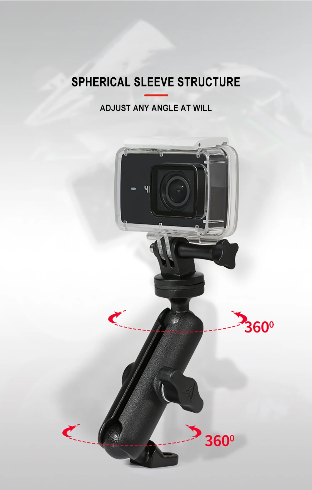 Bracket Mount for Insta 360/Max/GoPro & Other Action camera - Gear Time