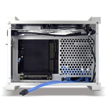 METALFISH G5 Plus Aluminum A4 ITX Case Suitcase Portable PC Gaming ...