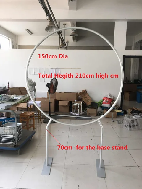 Hot Sales Round Tension Fabric 1.5m Dia Pillow Backdrop Stand With ...
