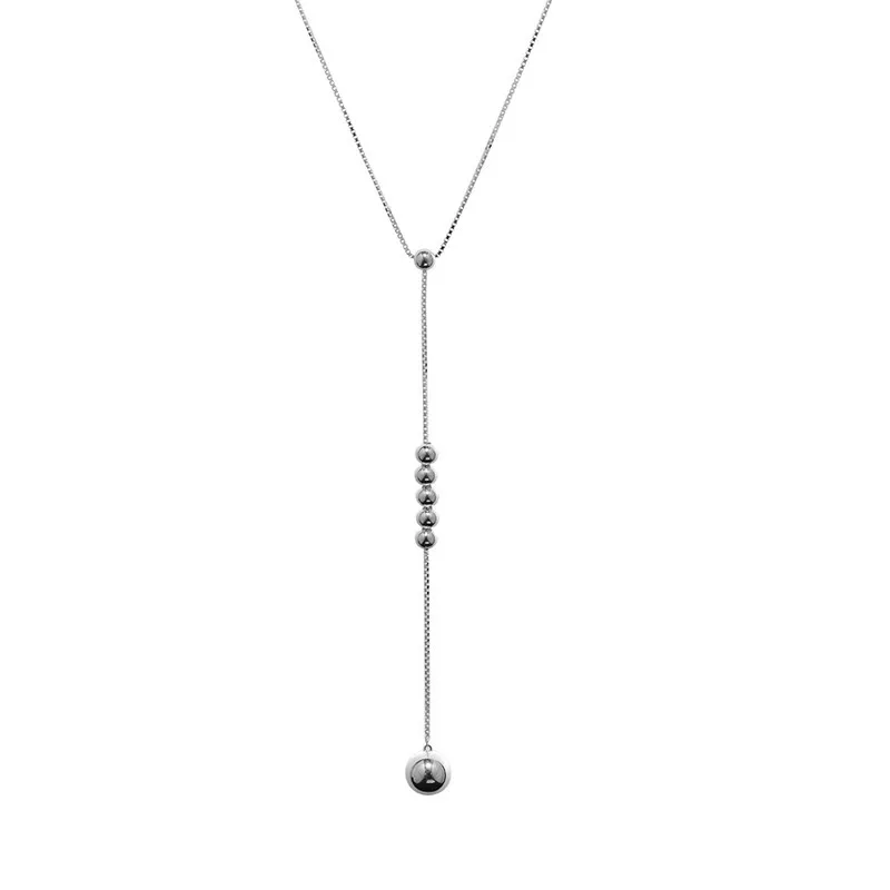 String-of-Beads-Pendant-Necklaces-for-Women-925-Sterling-Silver-Jewelry ...