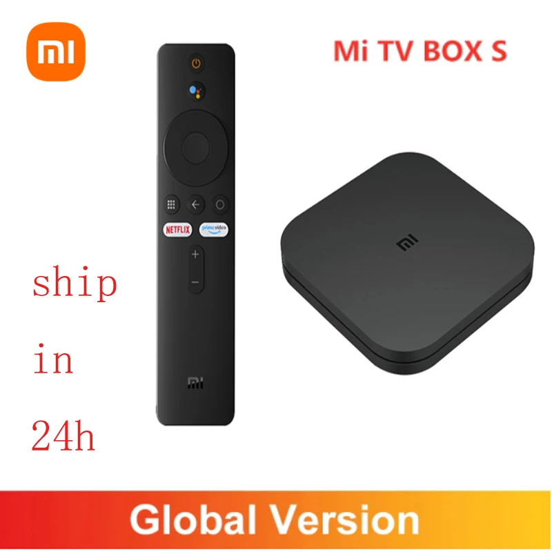 xiaomi mi box s 4k global version 2021 us tv ultra hd tvbox|Set-top ...