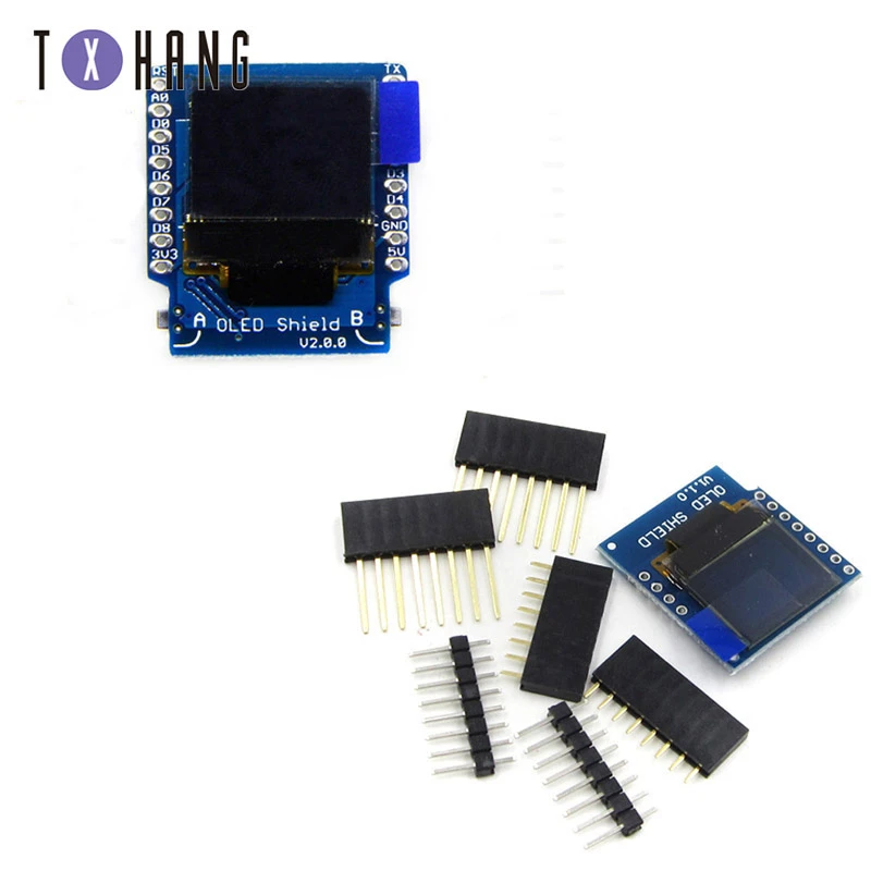 0.66" Inch For Wemos Oled 64x48 Iic I2c Lcd Oled Led Dispaly Shield For ...