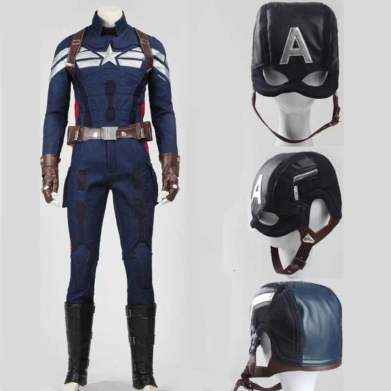 Filmes capitão 2 inverno soldado cosplay steven rogers traje batalha ...