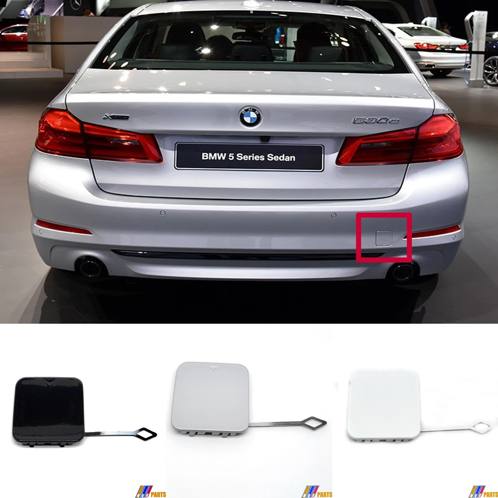 BMW 5 시리즈용 세단 리어 토우 커버, G30, 525d, 530d, 535d, 530e, 540dX, 550i 에 적합 ...