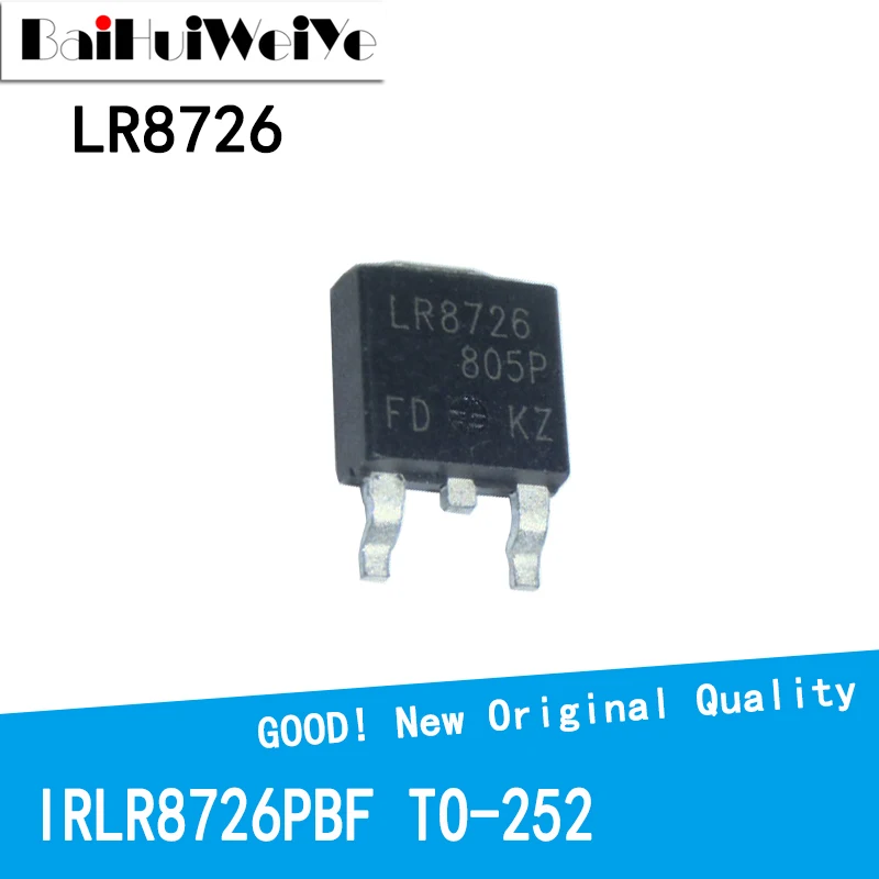 10PCS-LOT-IRLR8726-IRLR8726PBF-LR8726-IRLR8726TRPBF-30V-86A-TO-252 ...