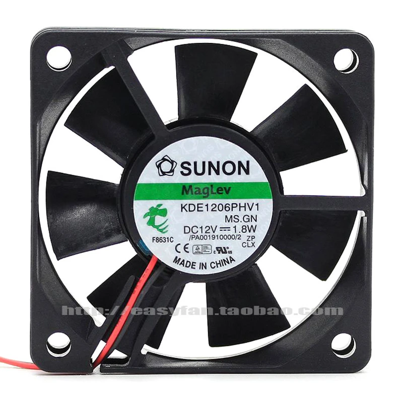 original DC12V 1.8W KDE1206PHV1 6cm 6015 magnetic levitation silent ...