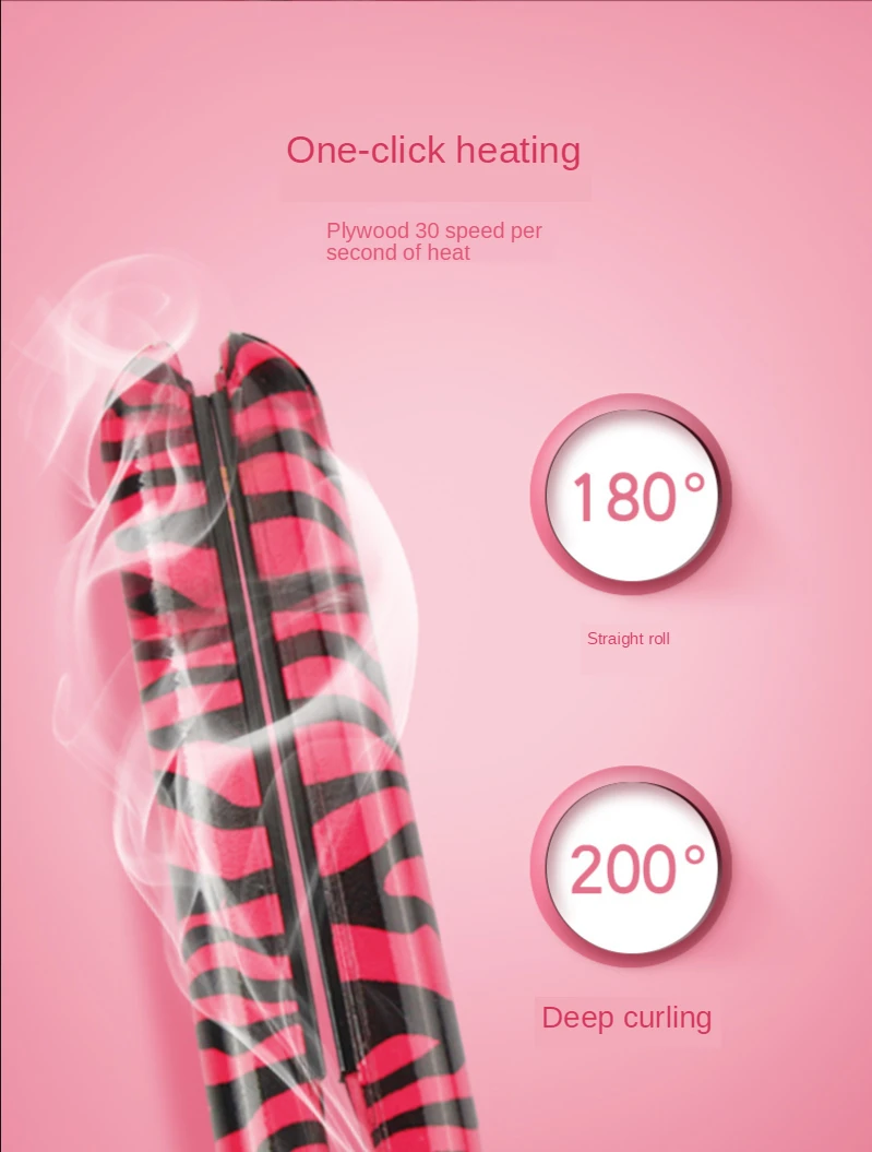 Couleur Jam violet Fer à lisser électronique professionnel, Mini fer à ...