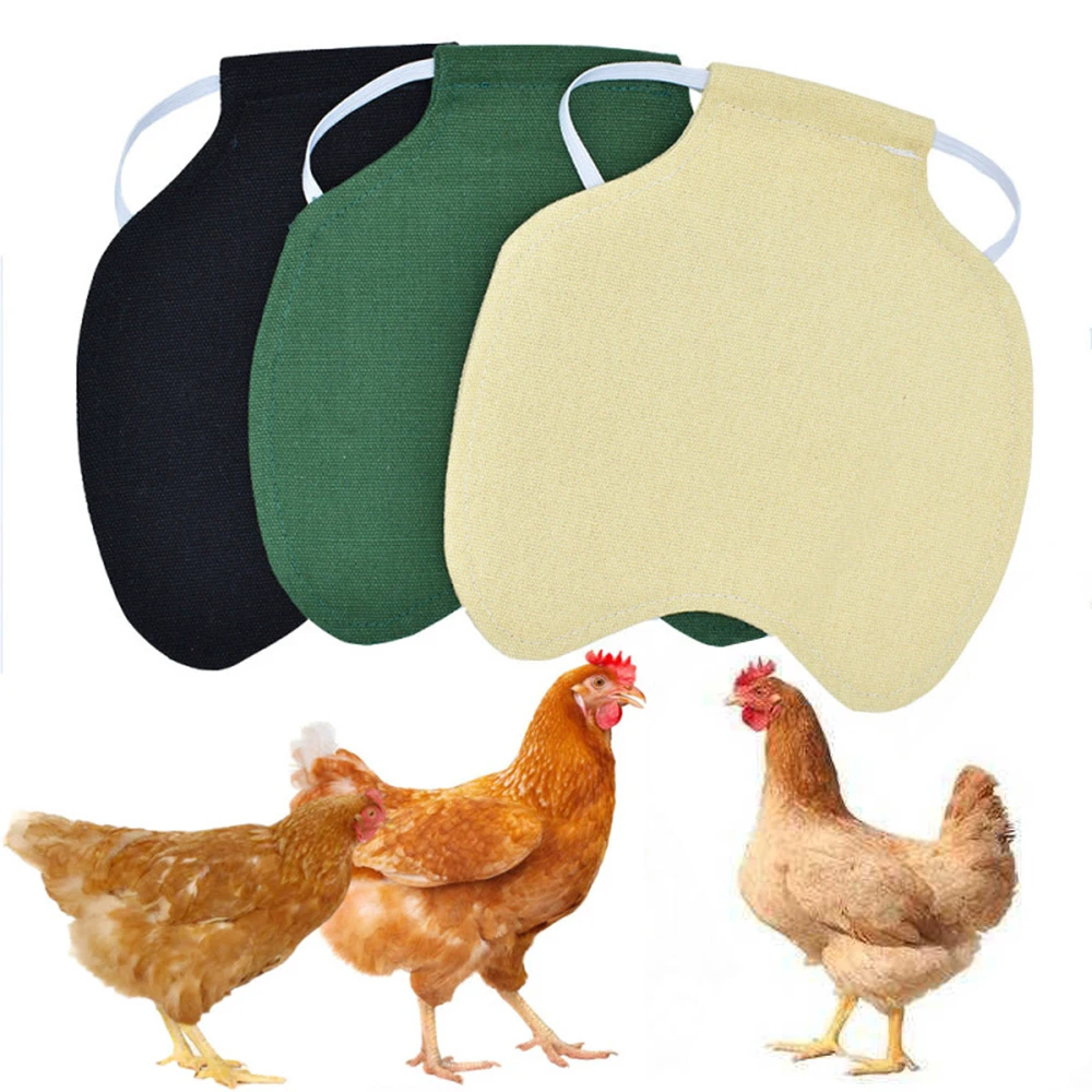 3Colors Adjustable Hen Saddle Apron Poultry Feather Protection Holder ...