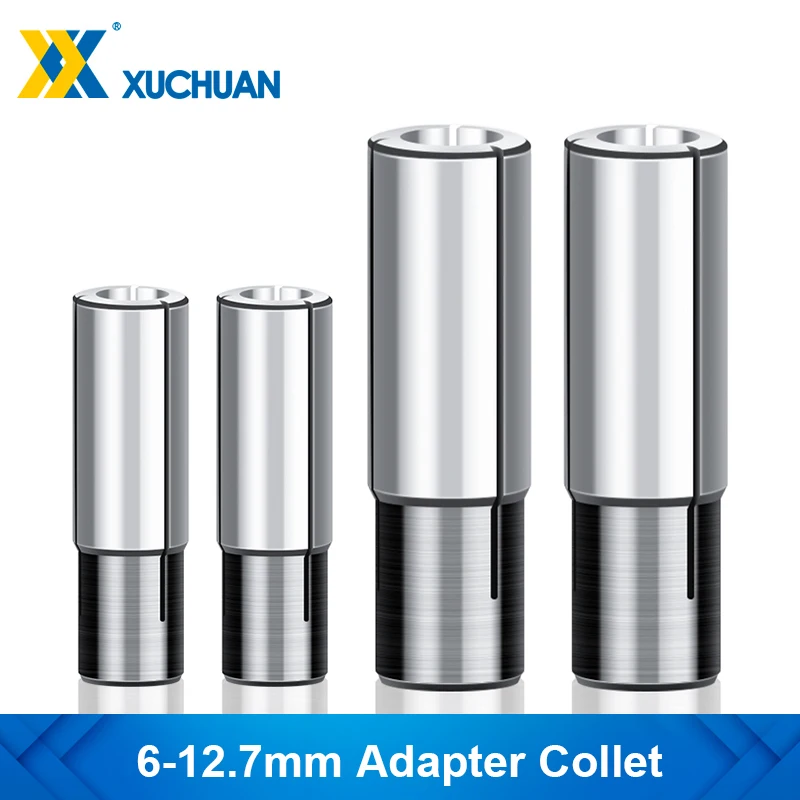 1pc Adapter Collet 6mm 6.35mm 8mm 9.5mm 10mm 12mm 12.7mm Router Bit ...