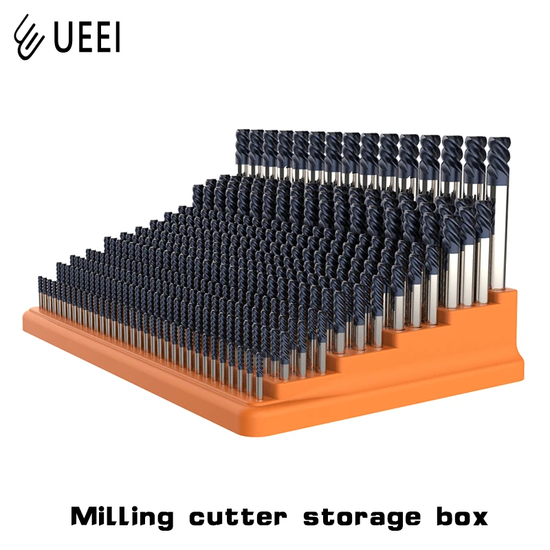 CNC machining center milling cutter storage box 367 holes 4mm 6mm 8mm ...