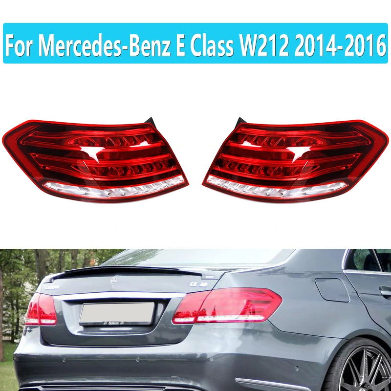 Red Rear Car Outer LED Tail Light Brake Light For Mercedes-Benz E Class ...