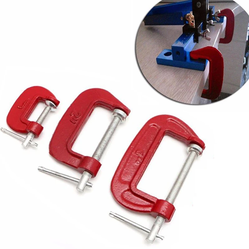 1-3inch Woodworking C-clamp G-clamp Heavy Duty Metal Carpenter Handyman ...