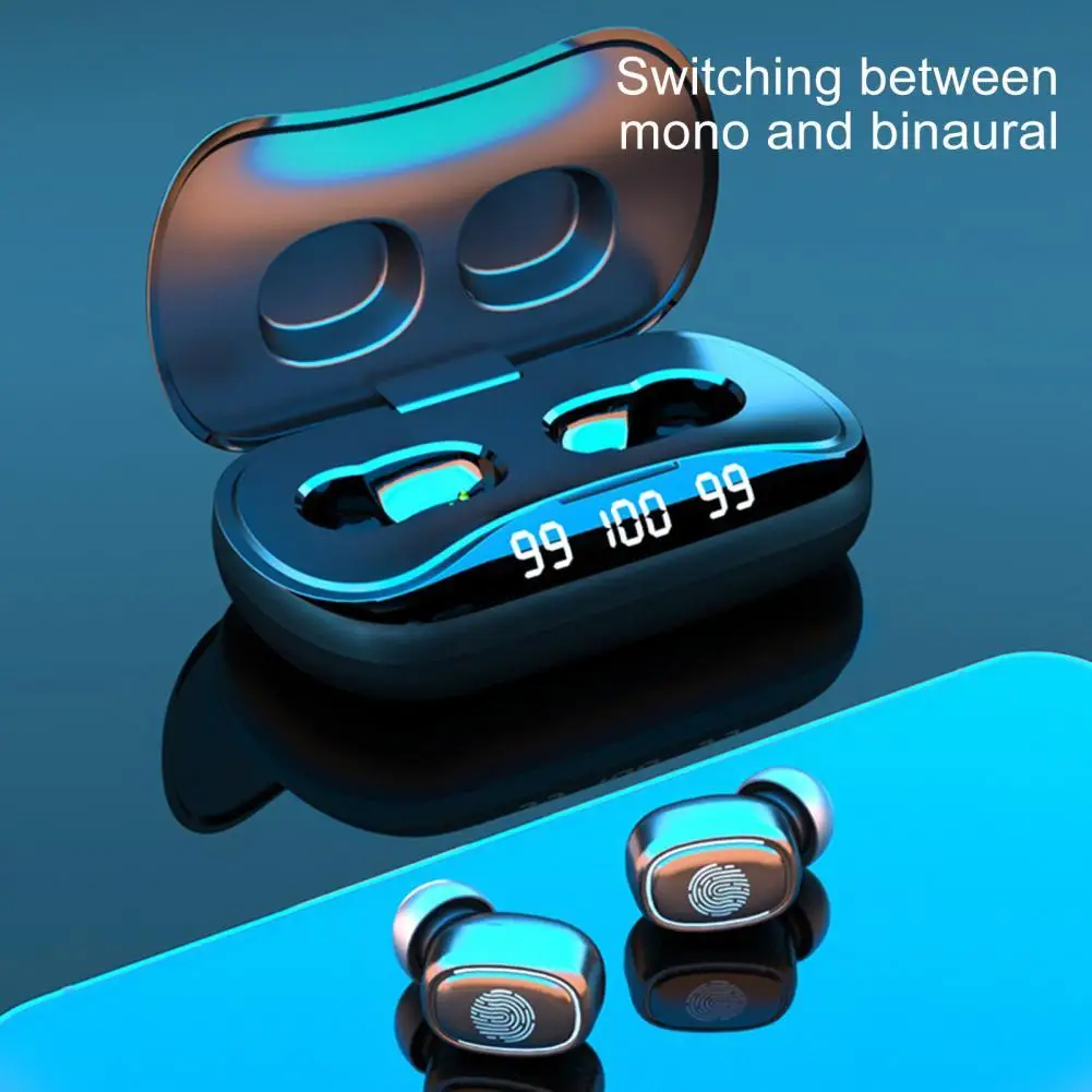 New In-ear Touch Screen Hd Stereo Tws True Wireless Bluetooth Headset ...