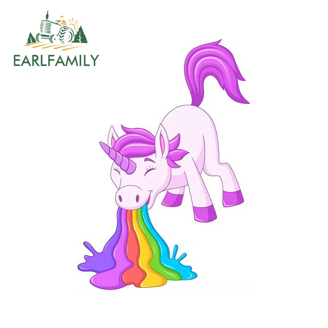 Unicorn Barfing Rainbows
