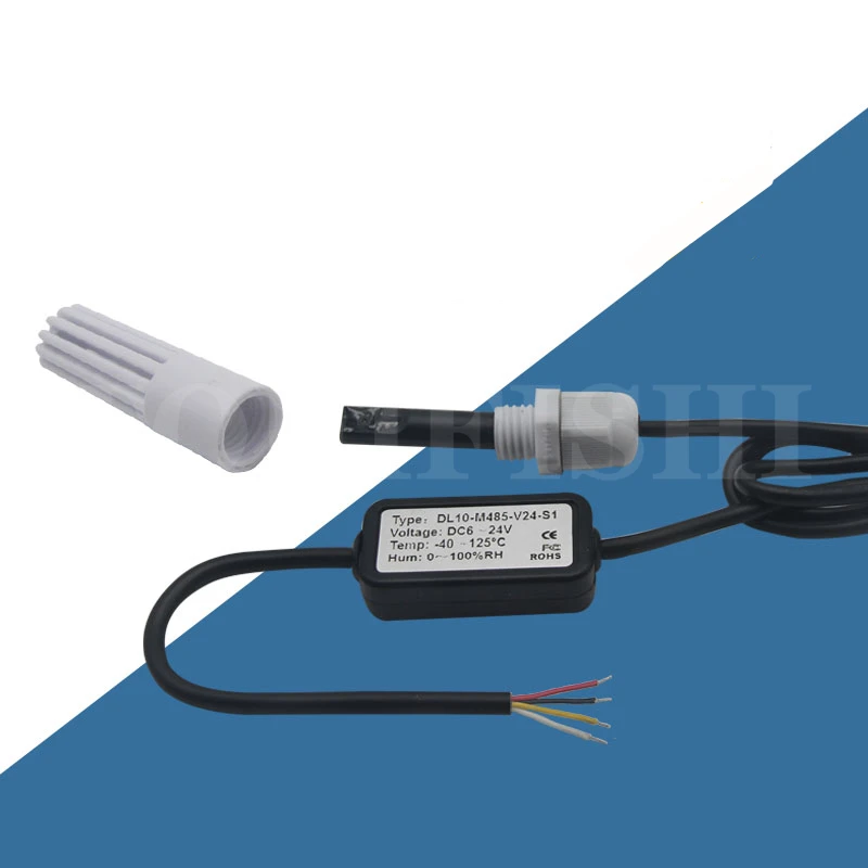 RS485 Temperature And Humidity Sensor Transmitter Industrial Waterproof ...