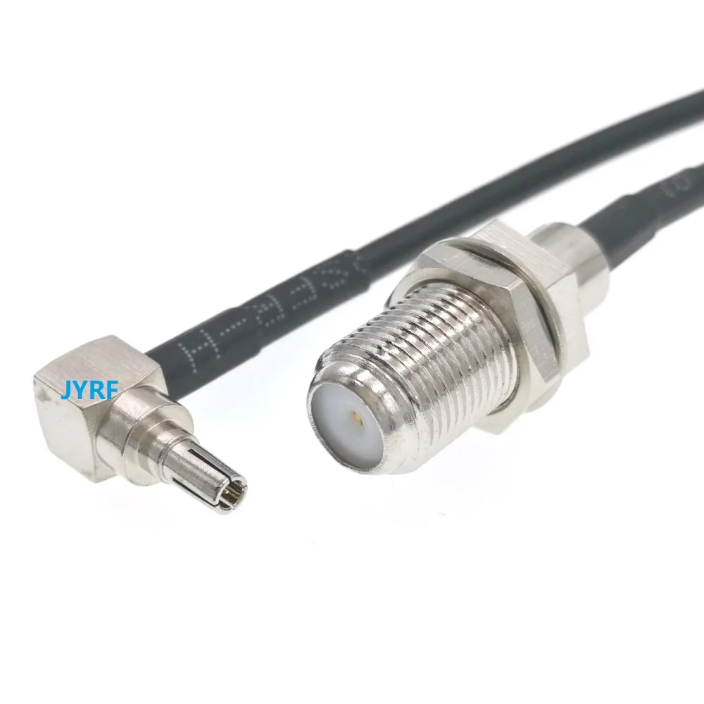 500PCS-CRC9-Male-Right-Angle-to-F-Female-Connector-RG174-Pigtail-10CM ...