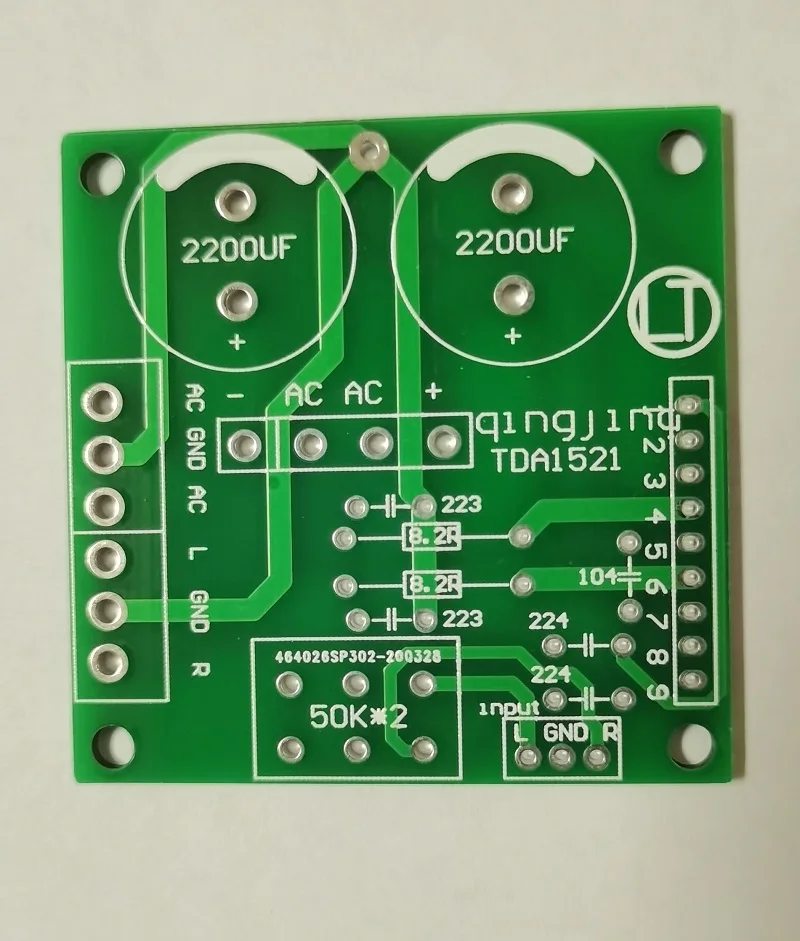 2Pcs TDA1521 2.0 Channel 15W+15W Pure Pre Stage Stereo Power Amplifier ...