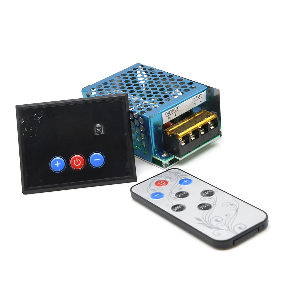 Ac 220V 4KW 4000W Scr Digitale Controle Elektronische Voltage Regulator Speed Control Dimmer ...