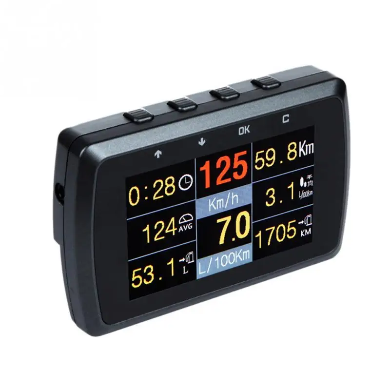 Car heads up display OBD DTC fault code speed alarm car safe driving ...