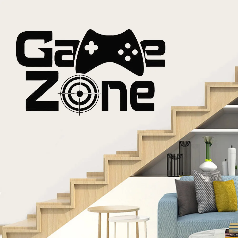 Wall Décor Game Zone Wall Decal,Game Wall Art,Best Gamer Wall Sticker ...