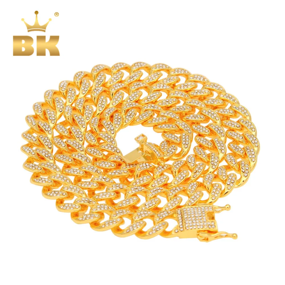 THE-BLING-KING-Miami-Cuban-Link-Chain-Necklace-13mm-Full-Bling-Bling ...