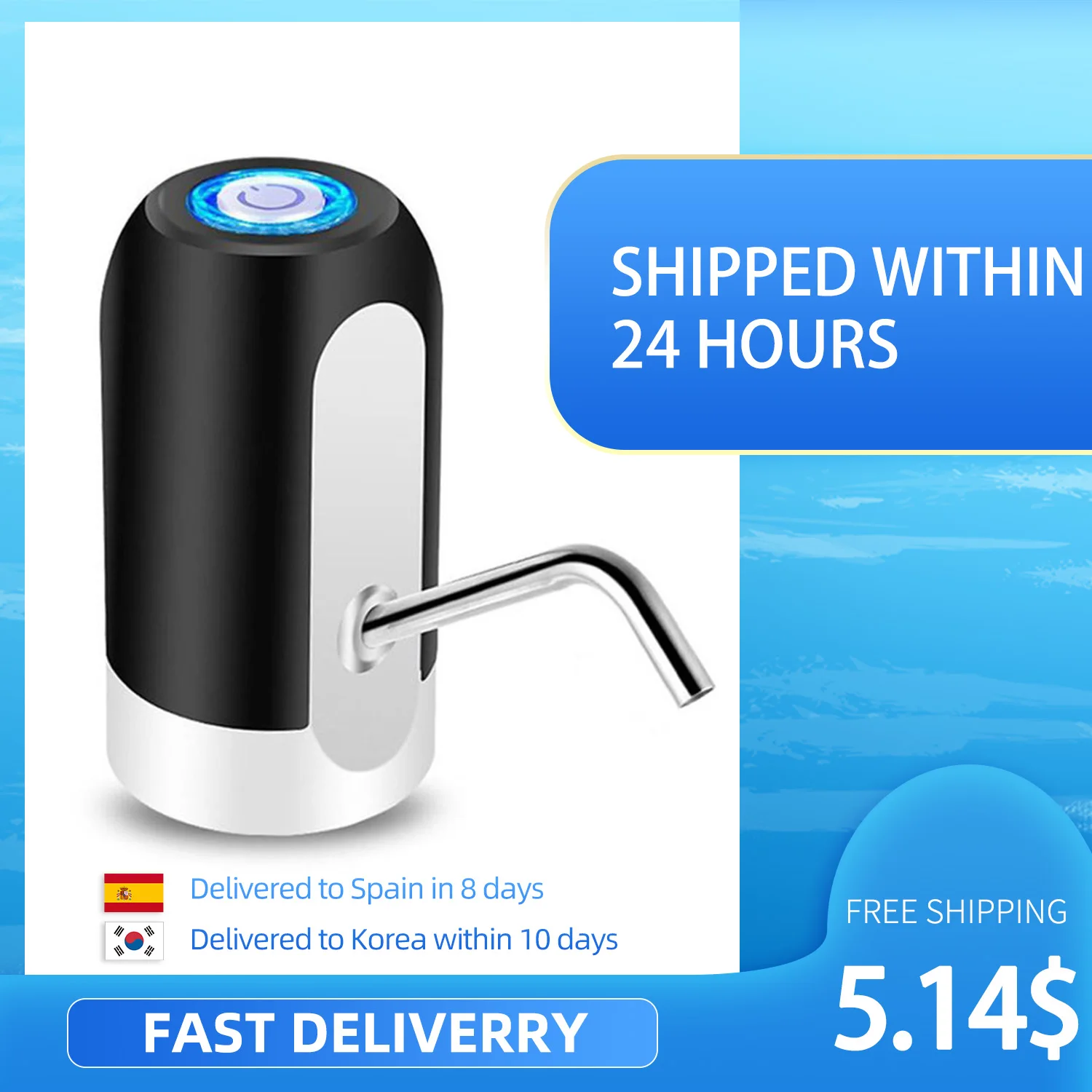 Electric-Water-Dispenser-Portable-Gallon-Drinking-Bottle-Switch-Smart ...